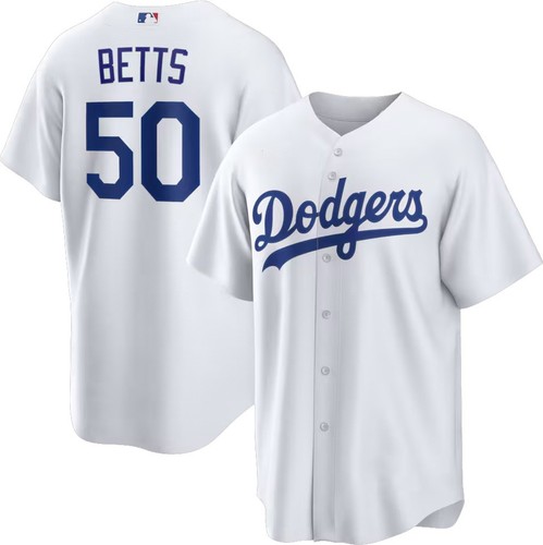 Los Angeles Dodgers Mookie Betts Name & Number - Size S to 5XL | eBay
