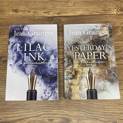 2 Knocknashee Story books: LILAC INK + YESTERDAY'S PAPER, Jean Grainger ...