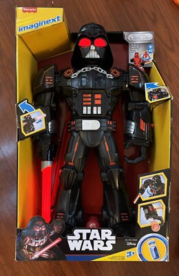 NEW Fisher-Price Imaginext Star Wars Darth Vader Bot 2+ Ft Tall Action ...