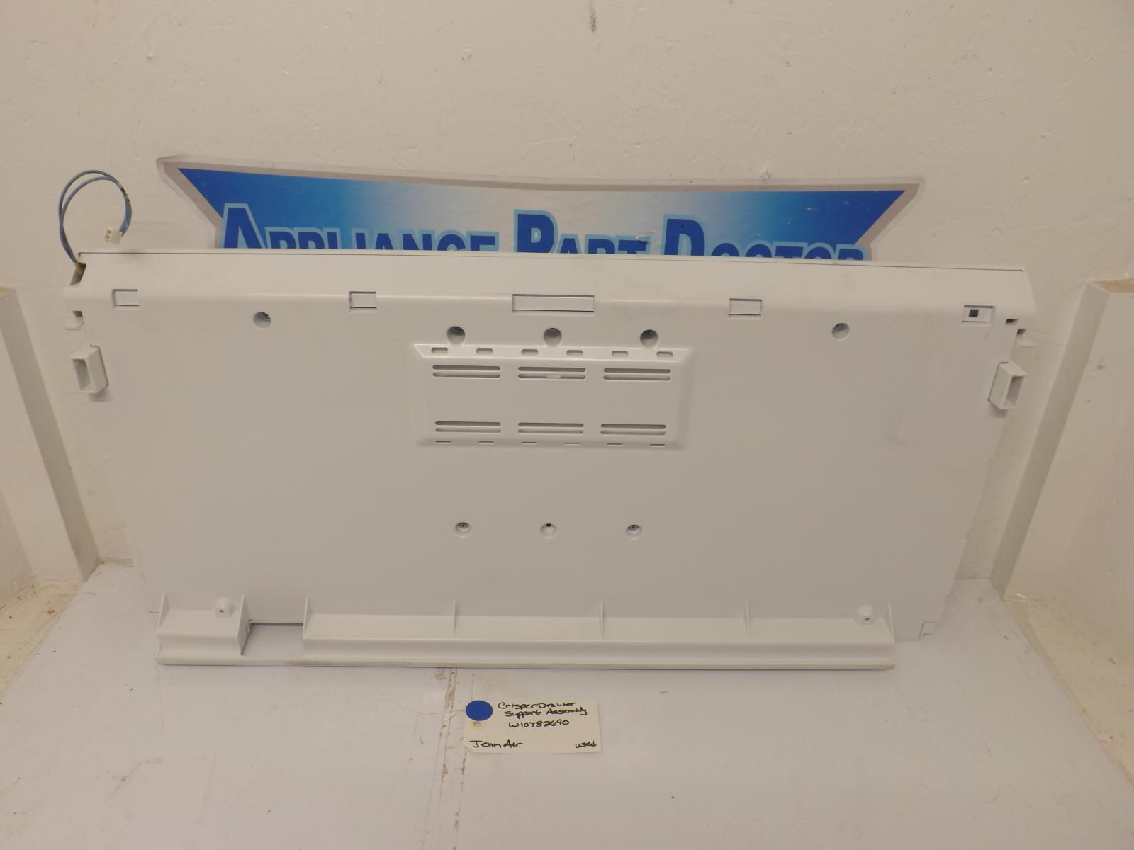 Jenn Air Refrigerator W10782690 Crisper Drawer Support Assembly Used | eBay
