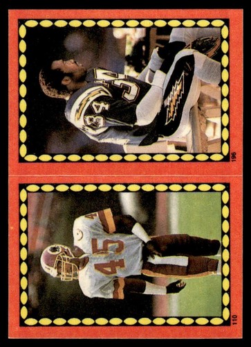 1988 TOPPS STICKERS SUPER STAR BACKS BARRY WILBURN ELVIS PATTERSON I ...