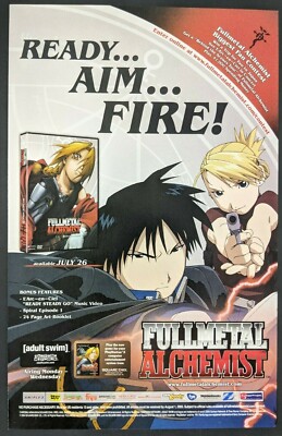 Fullmetal Alchemist Fall Ishbal DVD Print Ad Game Poster Art PROMO ...