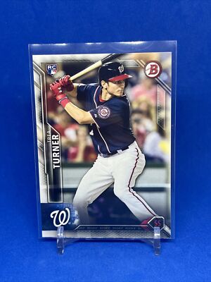 2016 Bowman Base Paper Trea Turner Rookie #130 Washington Nationals | eBay
