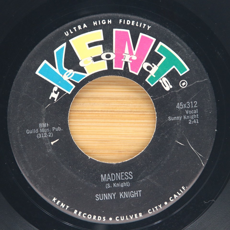 SUNNY KNIGHT - LONELY ROOM / MADNESS - DOO WOP 45 | eBay