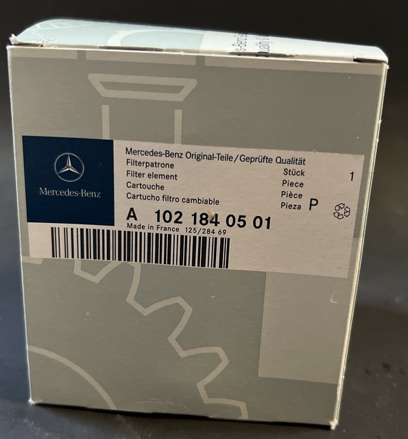 1 Genuine Mercedes-Benz Oil Filter A1021840501 190E 260E 300CE 300E See ...