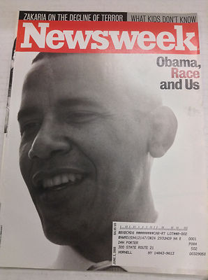Newsweek Magazine Barack Obama And Race June 2, 2008 060117nonr | eBay