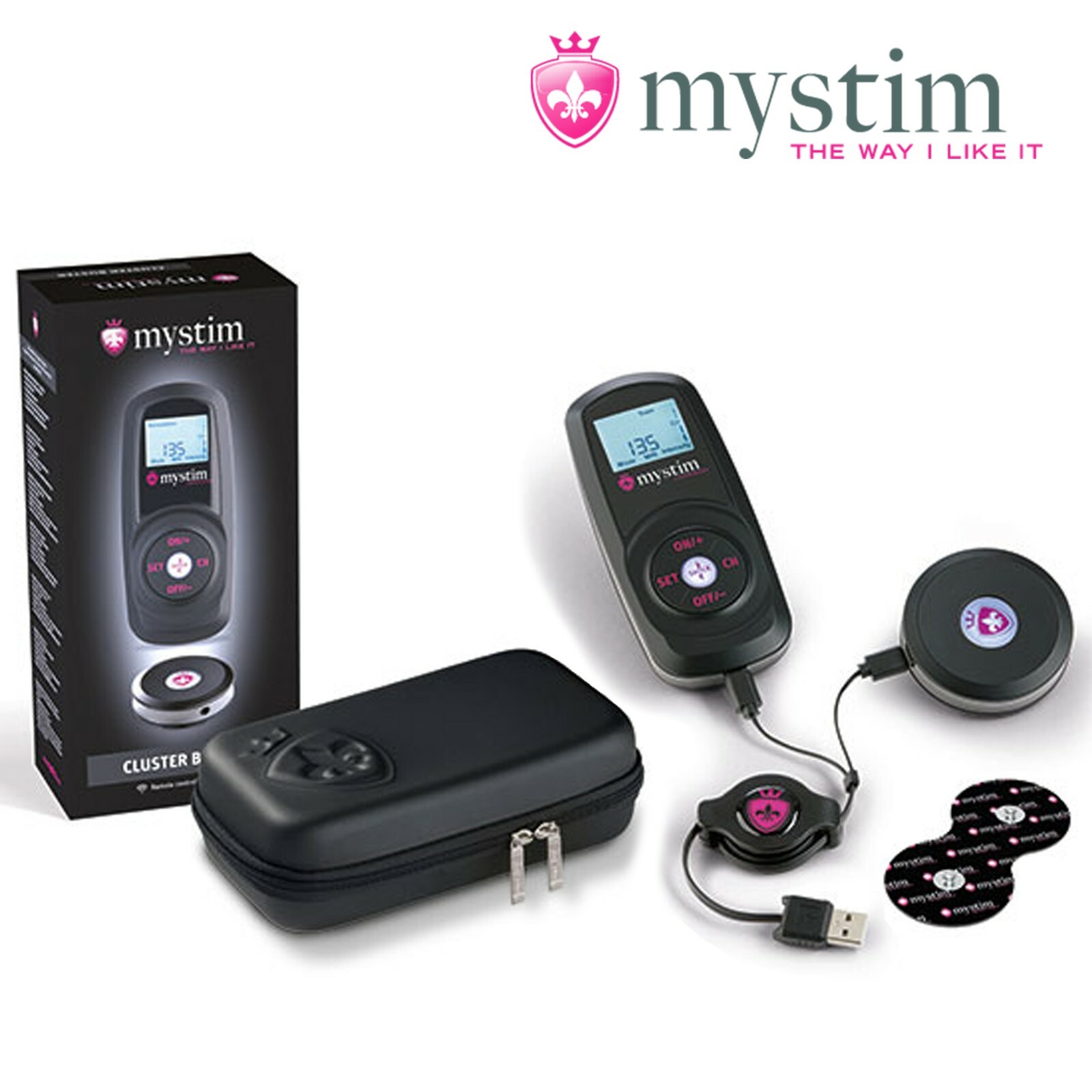 Mystim Cluster Buster, Electrical Stimulation Device Massage Wellness ...