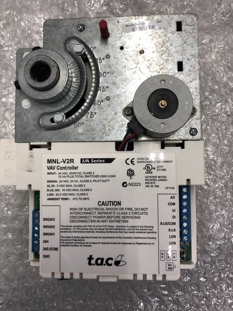 Invensys MNL-V2R I/A Series VAV Variable Air Volume Controller | eBay