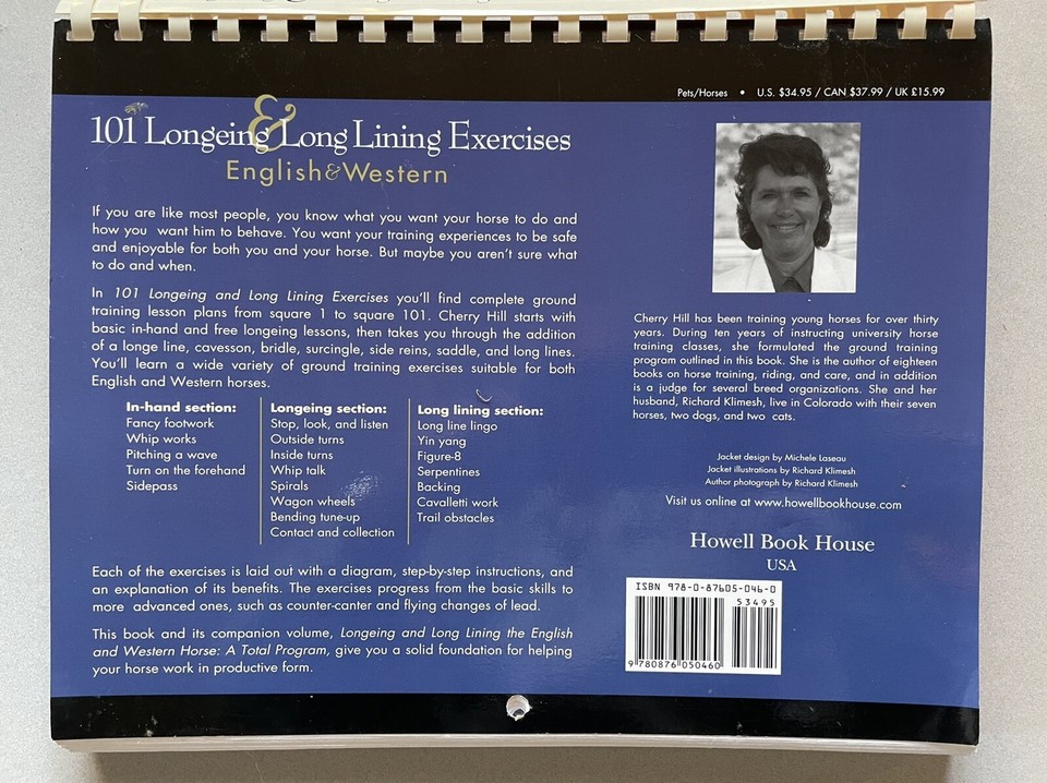 101 Longeing And Long Lining Exercises: English & Western. NEW ...