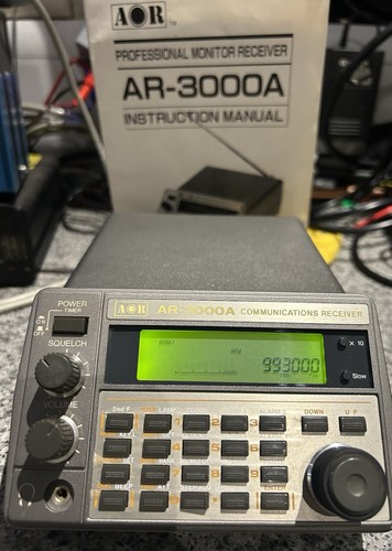 AOR AR-3000A Wideband Communication Receiver/Scanner | eBay UK