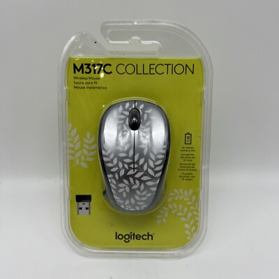 Logitech M317 Color Collection Wireless Mouse - Himalayan Fern | eBay