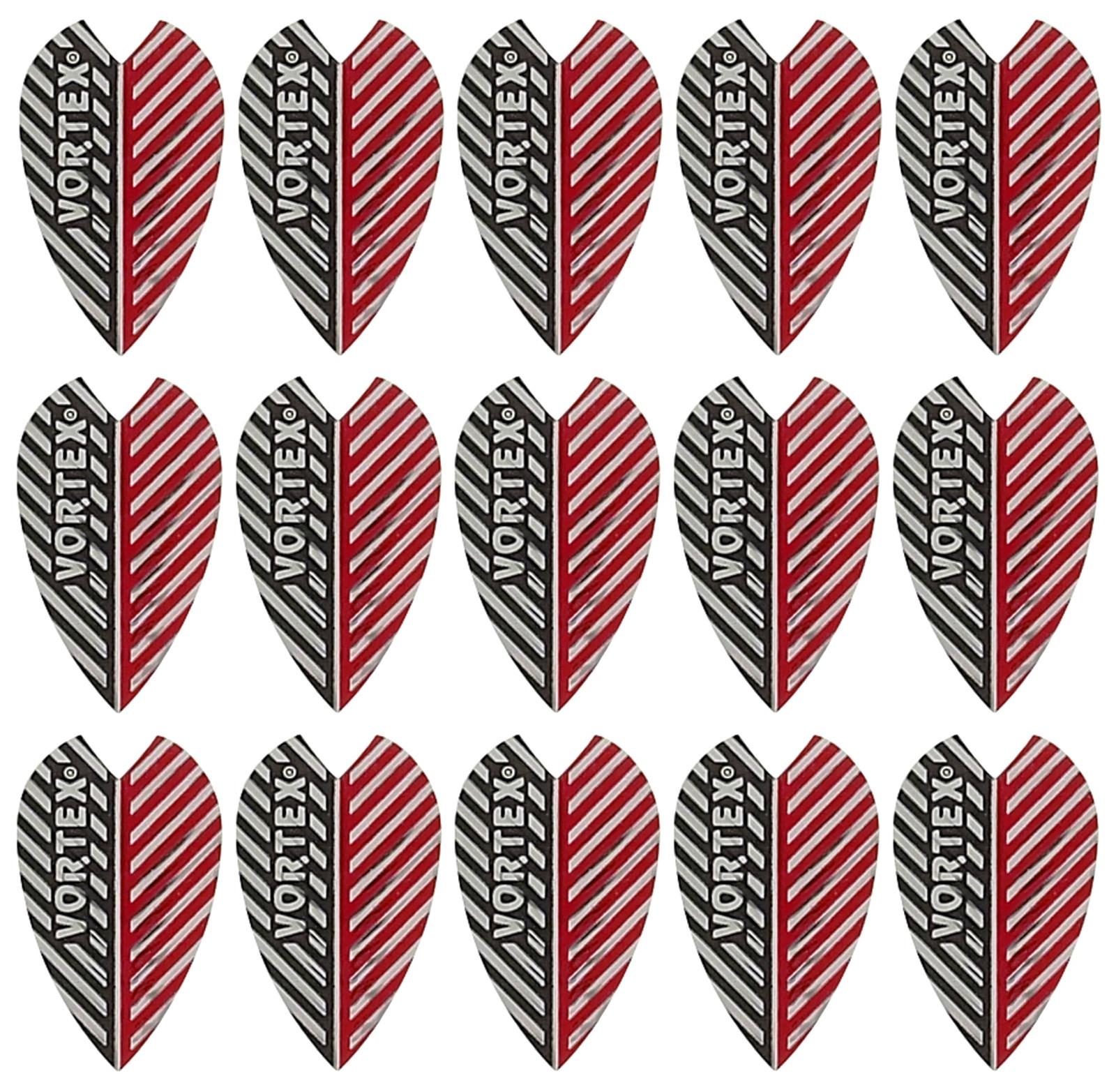 5 New Sets Harrows Vortex Dart Flights - Ships w/ Tracking - Red Silver ...