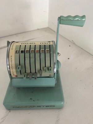 Vintage Paymaster Series X-900 Check Writer With Key. | eBay