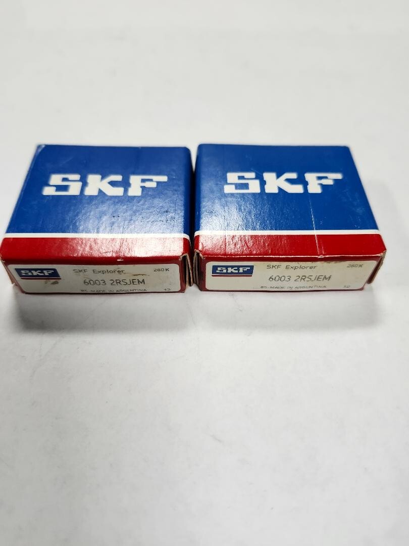 Lot of 2 SKF 6003 2RSJEM BEARING 17 X 35 X 10 - NEW OLD STOCK | eBay
