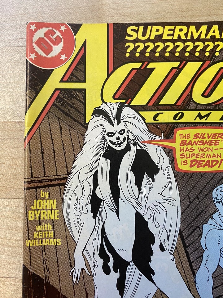 ACTION COMICS #595 - 1ST SILVER BANSHEE! DC COMICS, SUPERMAN, JUSTICE ...