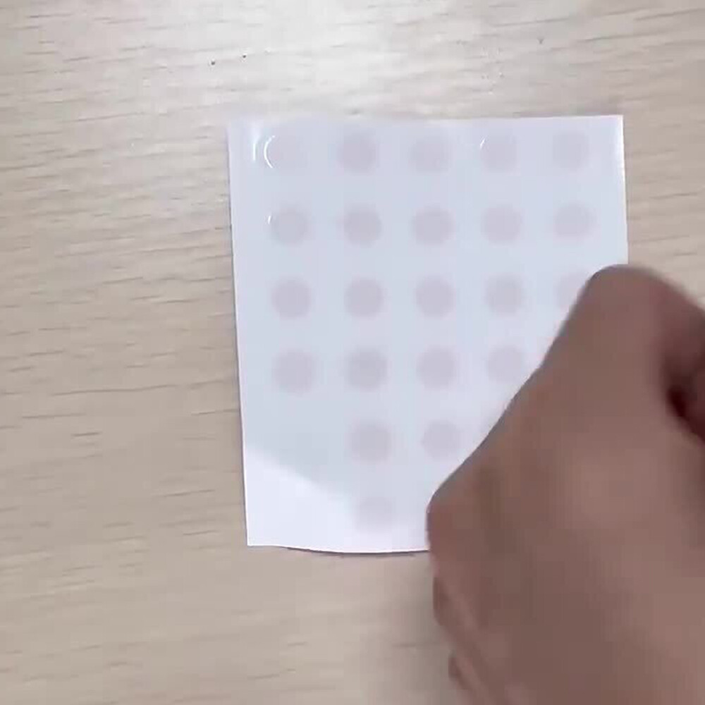60PCS Outdoor Ultraviolet UV Intensity Test Stickers Purple Dot Sticker ...