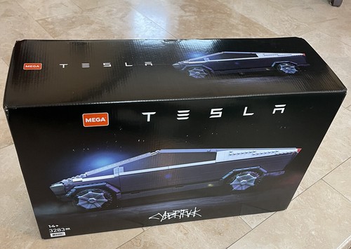 Mattel Creations Mega X Tesla Cybertruck New In Box 3283 Pcs ...