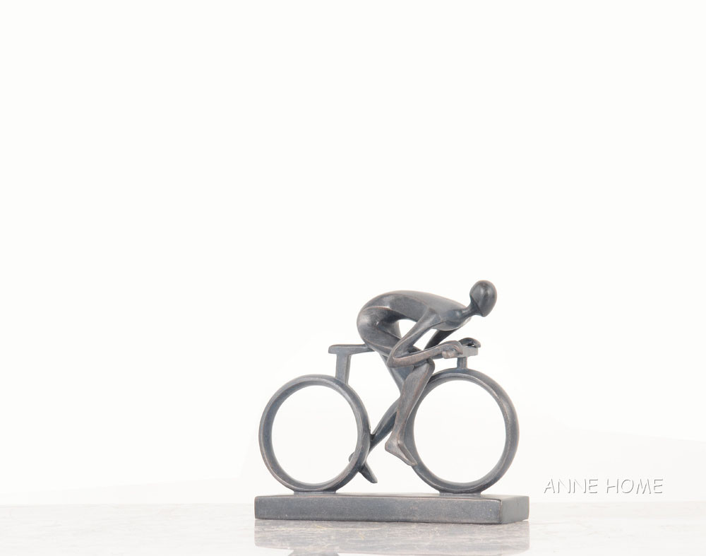 Male Cyclist Figure Sculpture Figurine Statue 8" Cycling Bicycle Art ...
