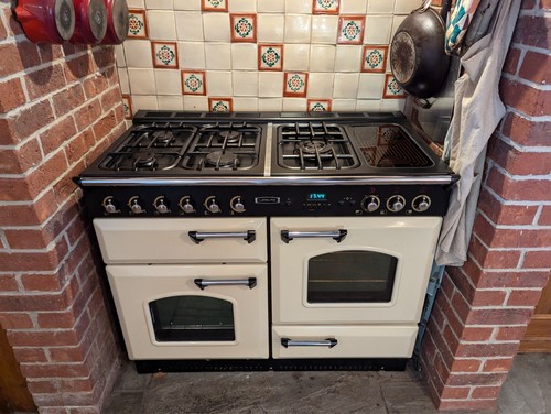 Leisure Rangemaster 110cm Range Cooker, Gas Burners, Electric Fan Oven ...