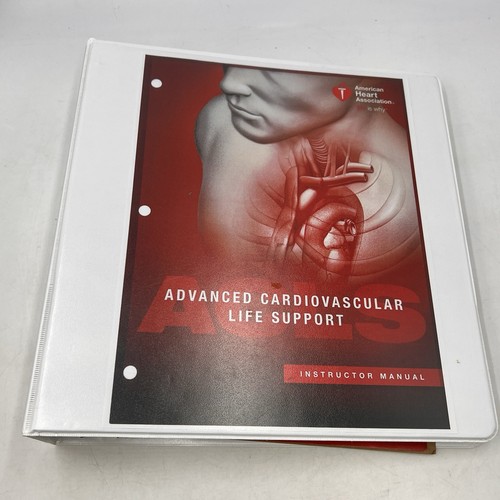 Advanced Cardiovascular Life Support [ACLS] Instructor Manual [ loose_leaf ] 9781616693985 | eBay