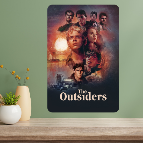 The Outsiders Classic Movie 4 x 6 Metal Poster Sign | eBay