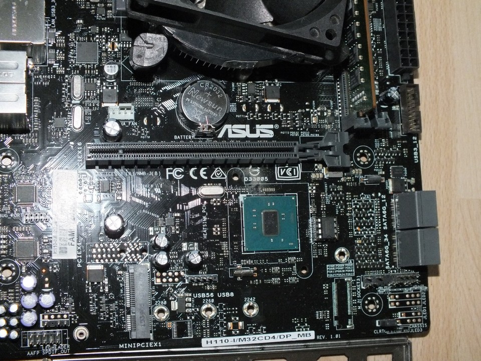 ASUS M32CD H110-I/M32CD4/DP_MB DDR4 Socket 1151 WiFi USB 3 +i5 6th Gen ...