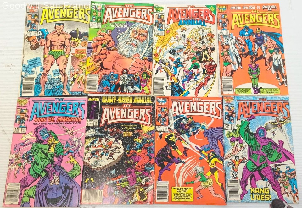 Lot of Marvel Comics THE AVENGERS Bronze Age Back Issue Comic Books ...