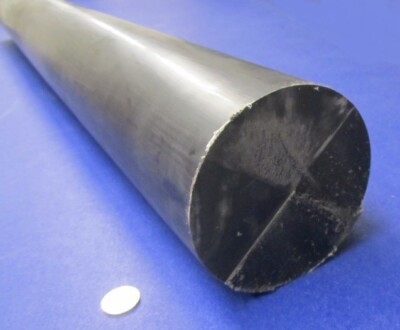 ABS Black Round Rod, 5.00" Diameter x 24" Long | eBay