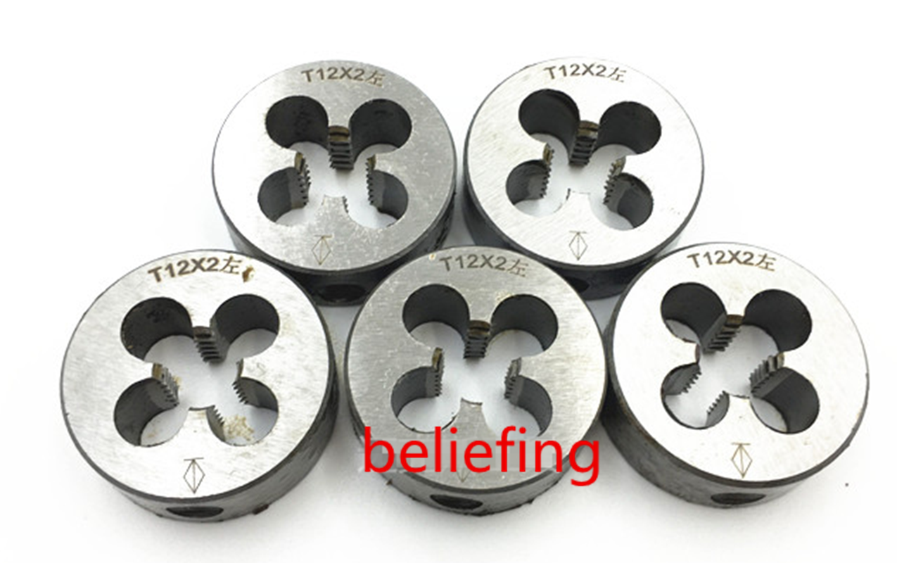 New 1pc HSS Trapezoidal Metric Left Hand Die TR6 x 2mm Pitch T6 x 2mm ...