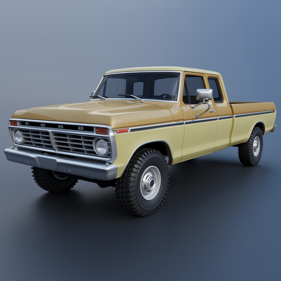 1974 F250 Super Cab Model Kit - 1/24 - 3D Printed | eBay