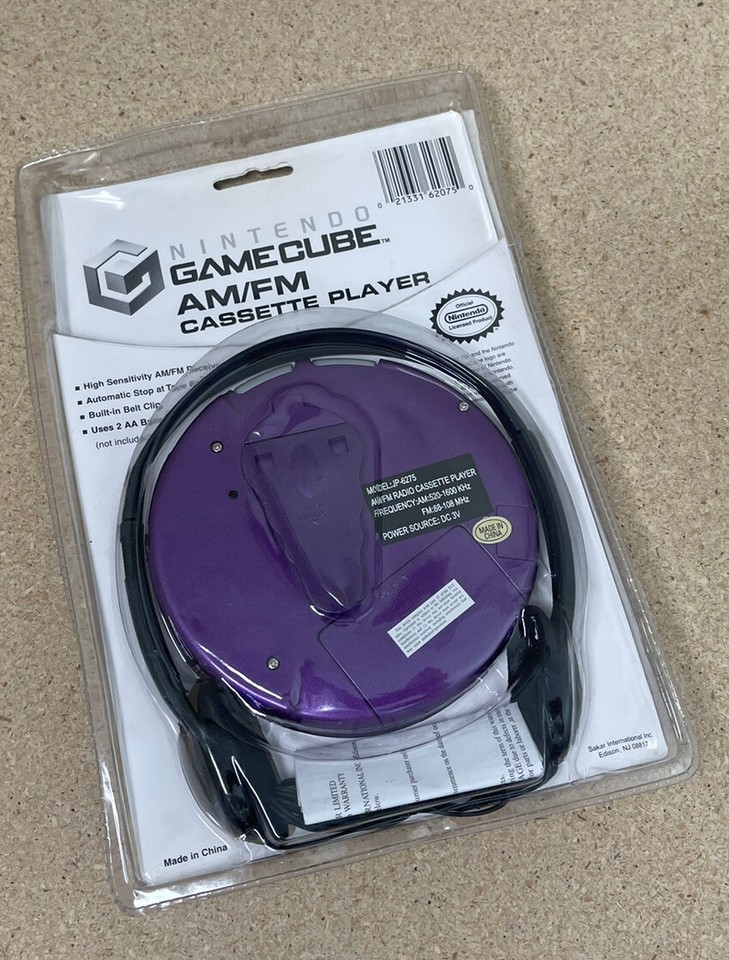 Rare - Nintendo Gamecube promo FM/AM Stereo Cassette Player * Purple | eBay