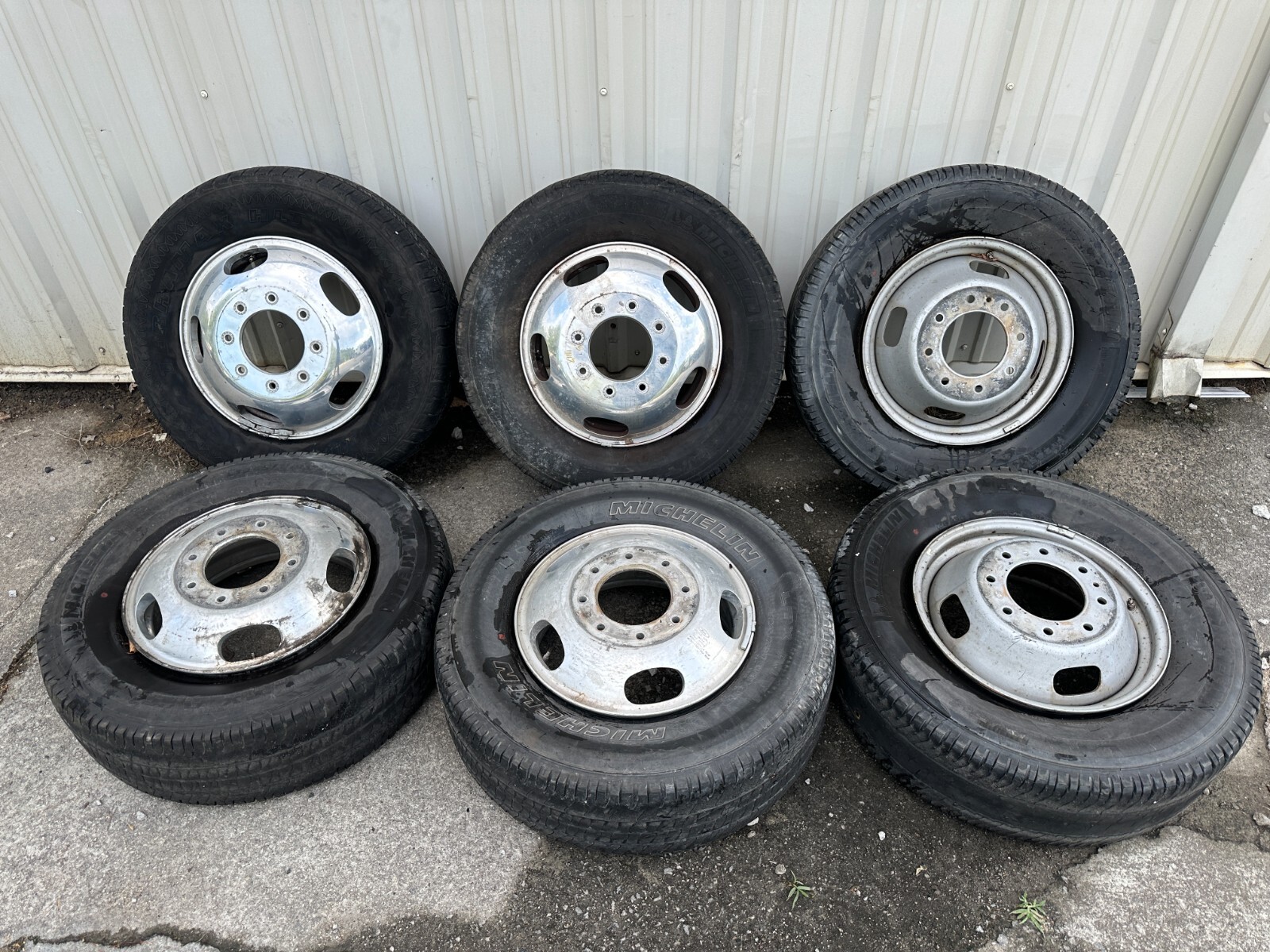 2005-2024 Ford F350 DRW Dually Wheels Rims Tires (6) Aluminum Steel ...