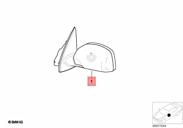 00-07 BMW E53 X5 Door Mirror Front Left OEM 51167039909 for sale online ...