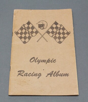 Olympic Stadium Kansas City MO Vtg 1960s Car Racing Booklet w/ Driver ...