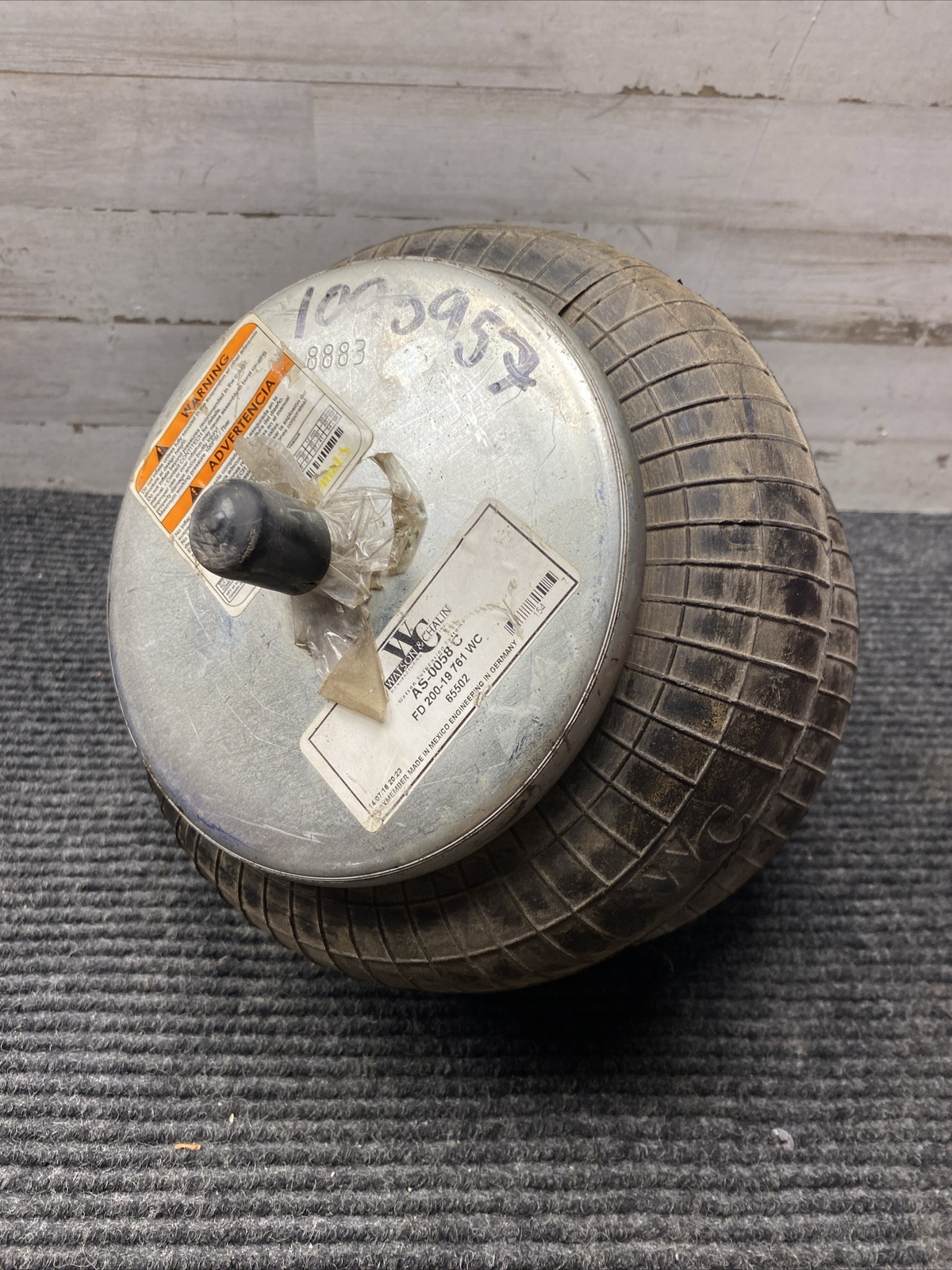 NOS Watson & Chalin as0058c Lift Air Spring For 20 K Lift Axle | eBay