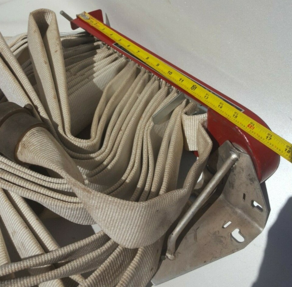 F-M Fireman Hose Rack with Fire Hose. | eBay