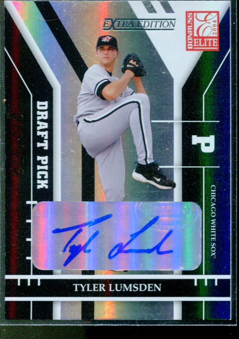2004 Donruss Elite Extra Edition 314 Tyler Lumsden RC Autograph Rookie ...