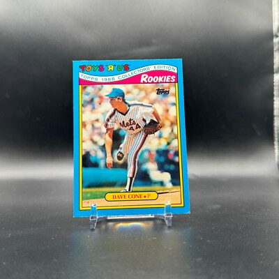 1988 Topps Toys R US David 'Dave' Cone Rookie Card RC #8 New York Mets ...