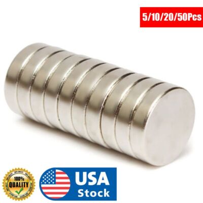 N52 12mm*3mm Super Strong Round Disc Magnets Rare-Earth Neodymium ...