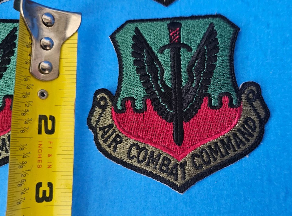 LOT OF 7 US AIR FORCE AIR COMBAT COMMAND PATCHES | eBay