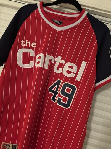 Bleecker & Mercer Pablo Escobar The Cartel 49 Baseball Jersey Large ...