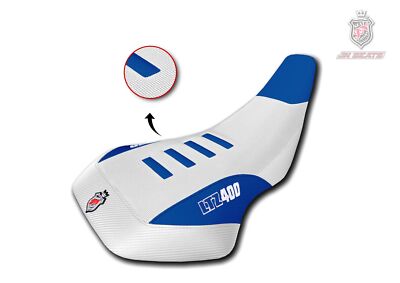 Suzuki Ltz 400 JN-Design Seat Cover Anti-Slip White & Blue | eBay