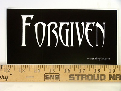 * Magnet * Forgiven Magnetic Bumper Sticker | eBay