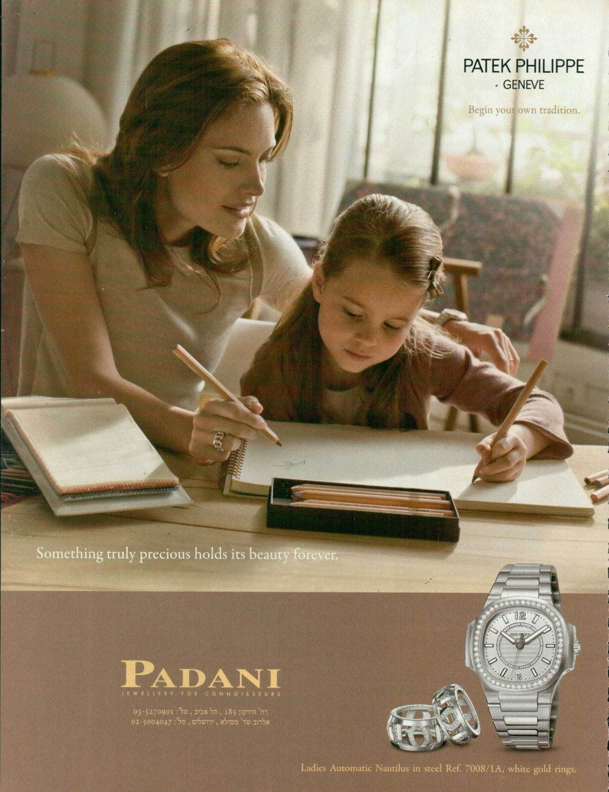 PATEK PHILIPPE Watch Magazine Print Ad Advert Jewelry ACCESSORIES WOMEN ...