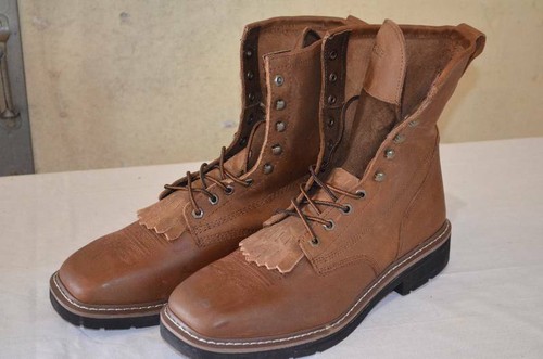Guide Gear Men's Square Toe Kiltie Work Boots, sz 13, | eBay