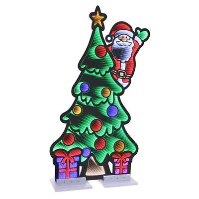 Santa and Tree EKKO Infinity Light 48" | eBay