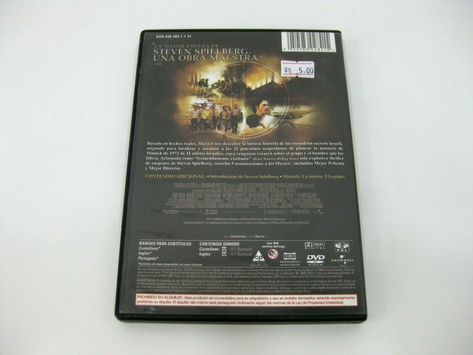 Monaco DVD Eric Bana Daniel Graig Ciaran Hindsmathieu Kassovitz | eBay