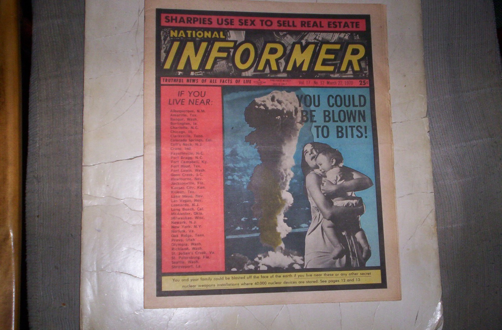National Informer March 1970 ATOM BOMB COVER BLOWN TO BITS | eBay