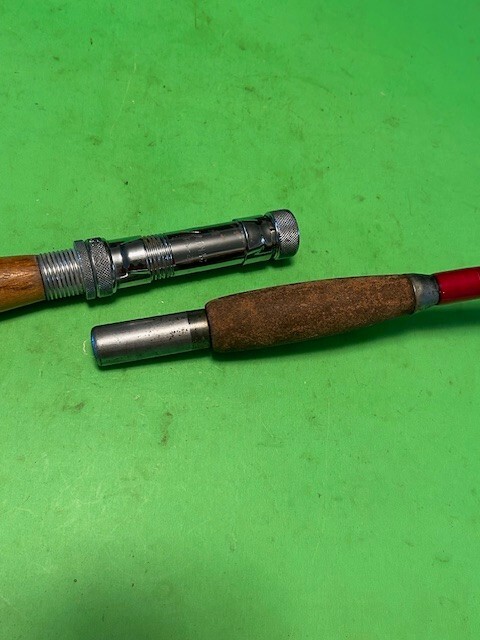 VINTAGE HARNELL 8 FOOT 40 POUND CLASS 2-PIECE CONVENTIONAL JIG STICK ...