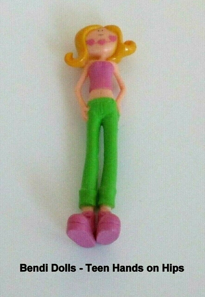 BENDI DOLLS - POCKET SIZED PALS - HANDS ON HIPS GIRL GREEN JEANS ...